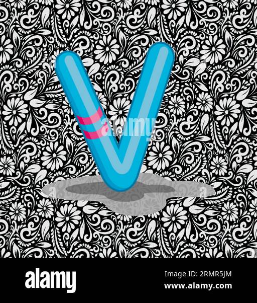 Alphabet Small Letter V , Alphabet Letter Design, Alphabet Letter ...