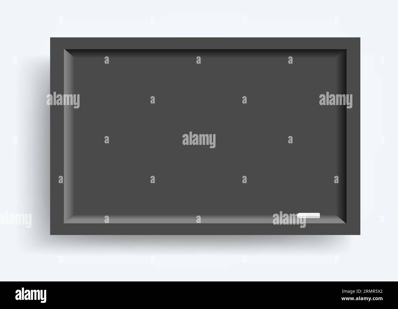 wooden dark school blackboard with shadow Stock Vector Image & Art - Alamy