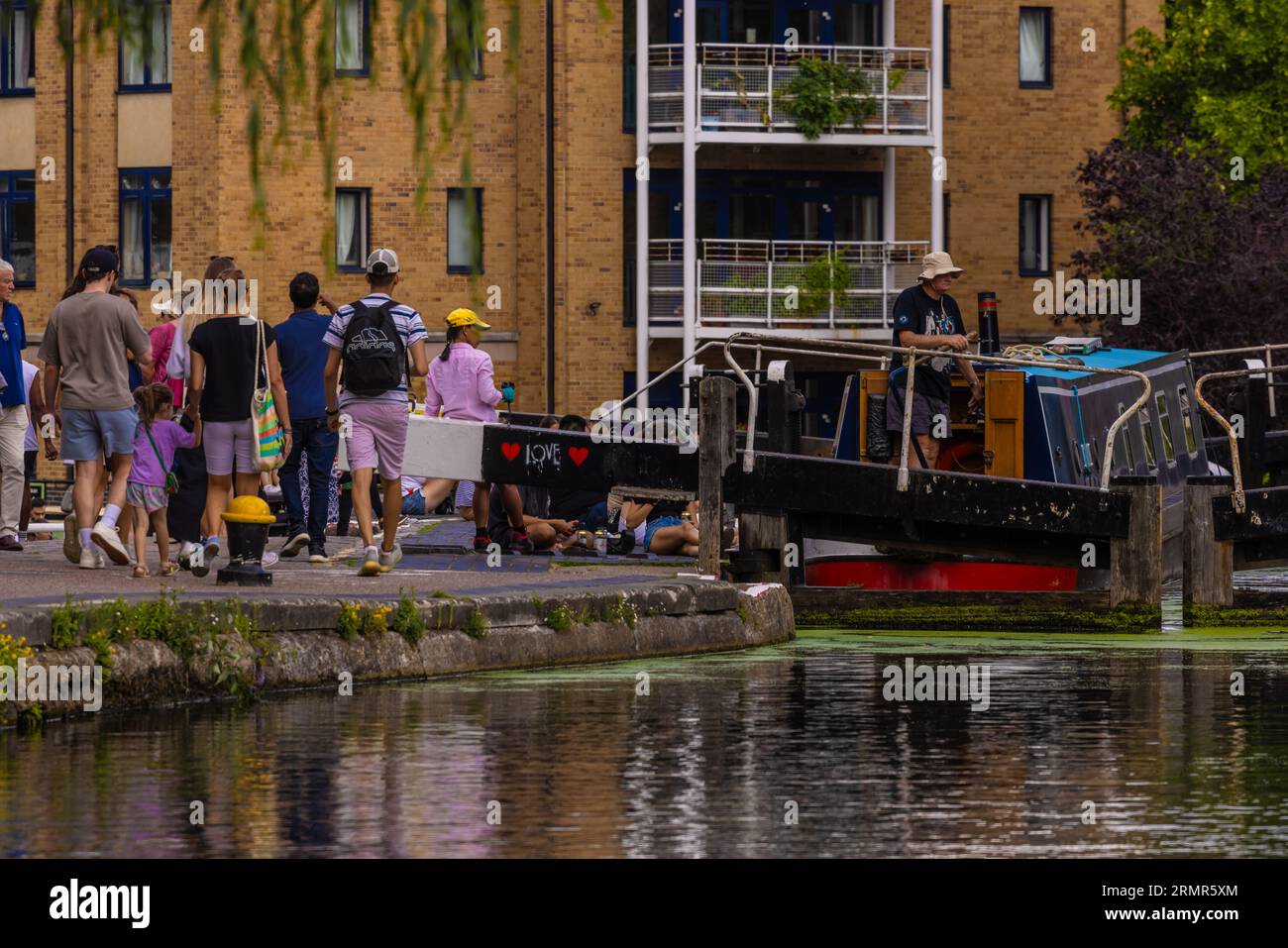 City Road Lock Regent's Canal London Stock Photo - Alamy