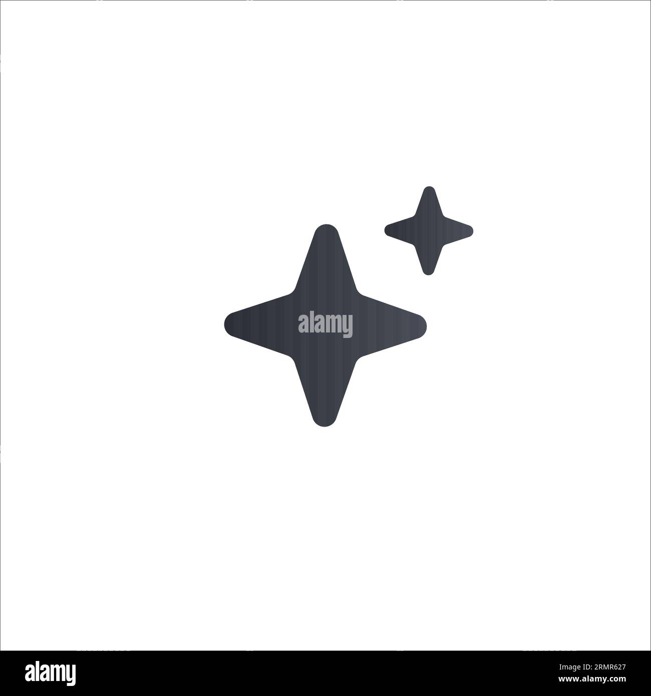 Sparkle star icon, celebration or clean star shine symbol. Stock vector illustration isolated ...