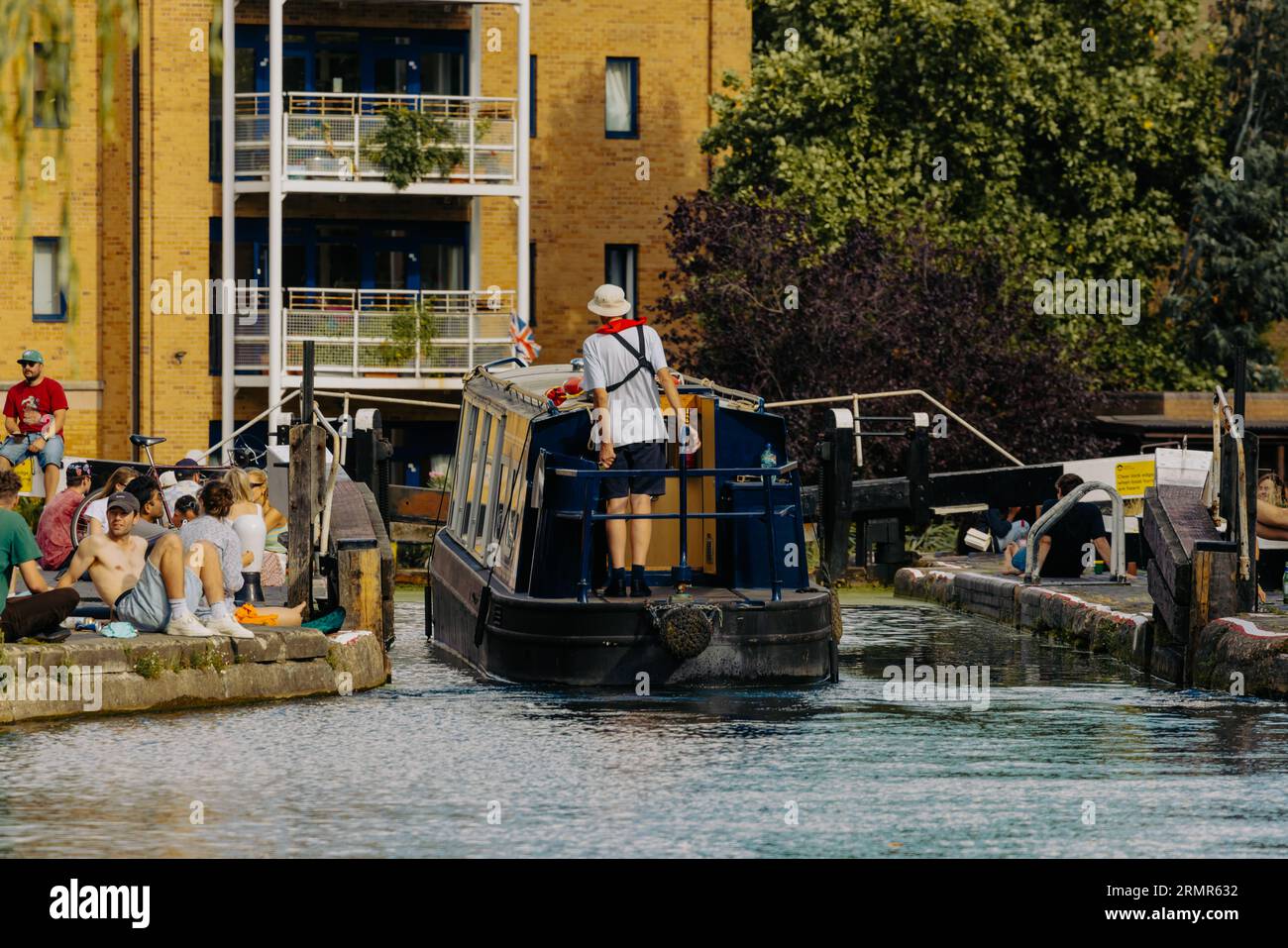 City Road Lock Regent's Canal London Stock Photo - Alamy