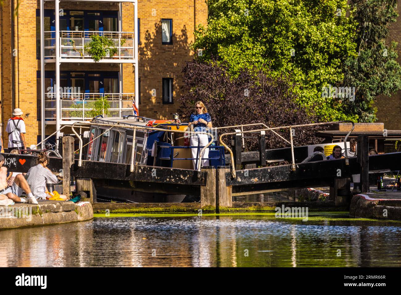 City Road Lock Regent's Canal London Stock Photo - Alamy