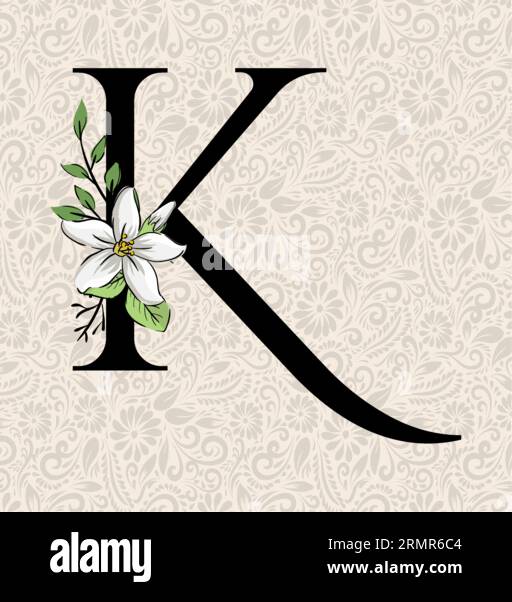 Alphabet Letter K, Alphabet Letter Design, Alphabet Letter illustration ...