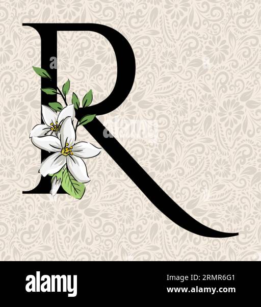 Alphabet Letter R, Alphabet Letter Design, Alphabet Letter illustration ...