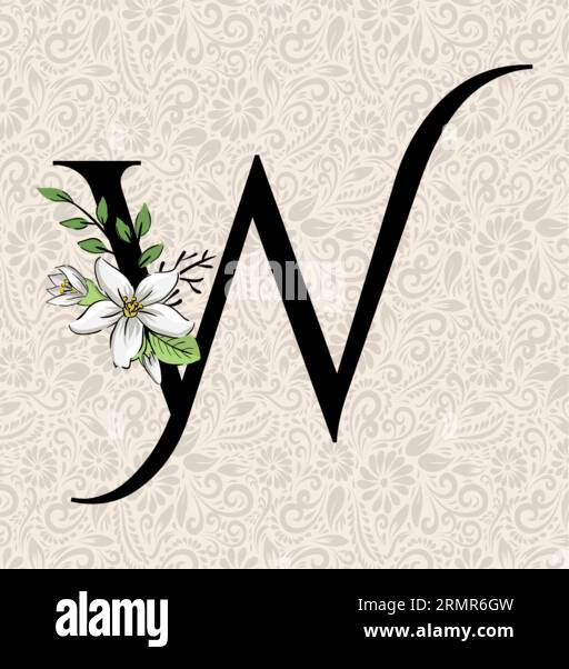 Alphabet Letter W, Alphabet Letter Design, Alphabet Letter illustration ...