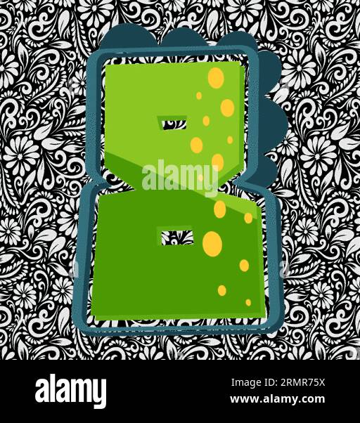 Alphabet Letter 8, Alphabet Letter Design, Alphabet Letter illustration ...