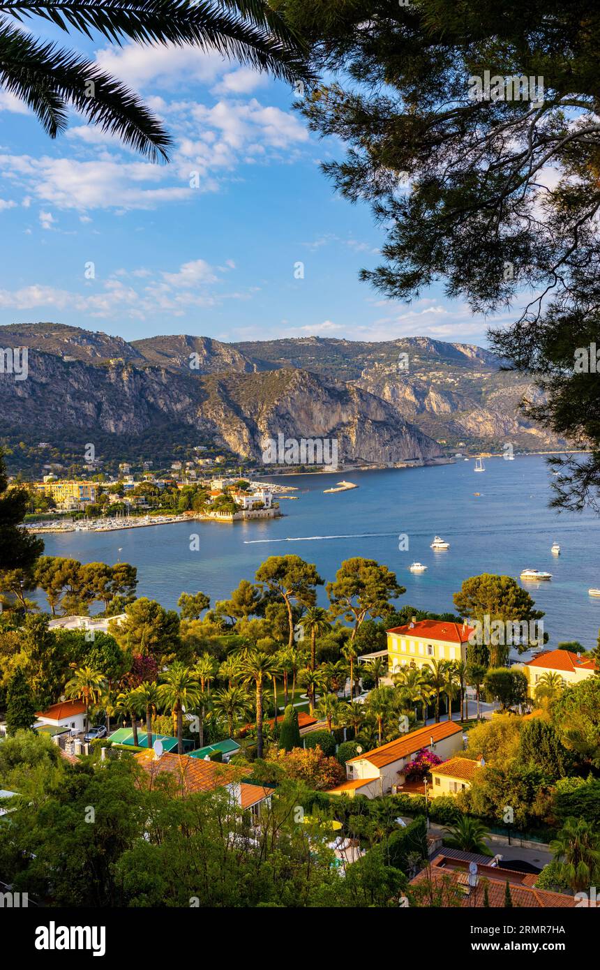Saint Jean Cap Ferrat, France - August 5, 2022: Panoramic view of Saint ...