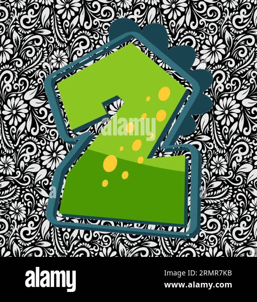 Alphabet Letter 2, Alphabet Letter Design, Alphabet Letter illustration ...