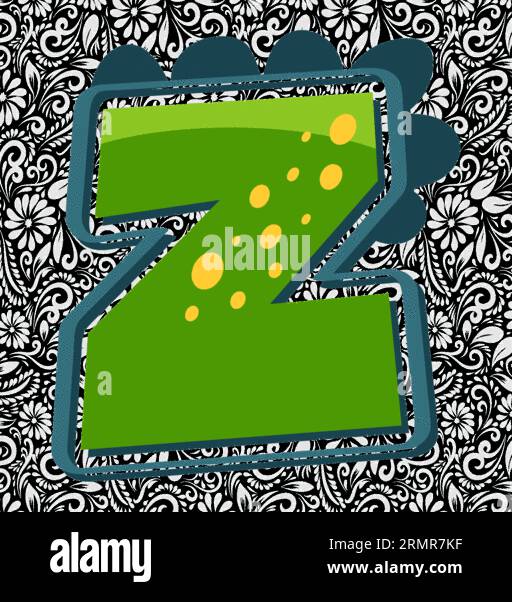 Alphabet Letter Z, Alphabet Letter Design, Alphabet Letter illustration ...