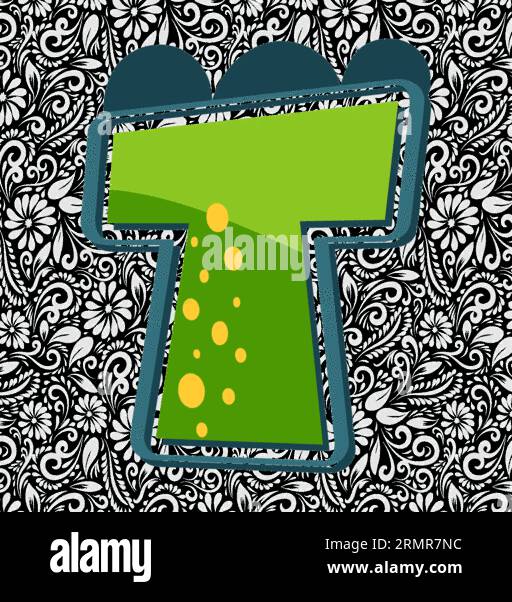 Alphabet Letter T, Alphabet Letter Design, Alphabet Letter illustration ...