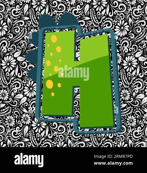 Alphabet Letter H, Alphabet Letter Design, Alphabet Letter illustration ...