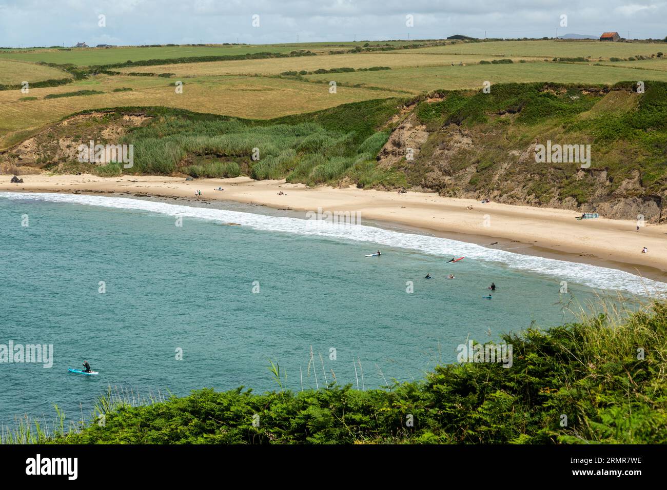 Traeth porthor beach hi-res stock photography and images - Alamy