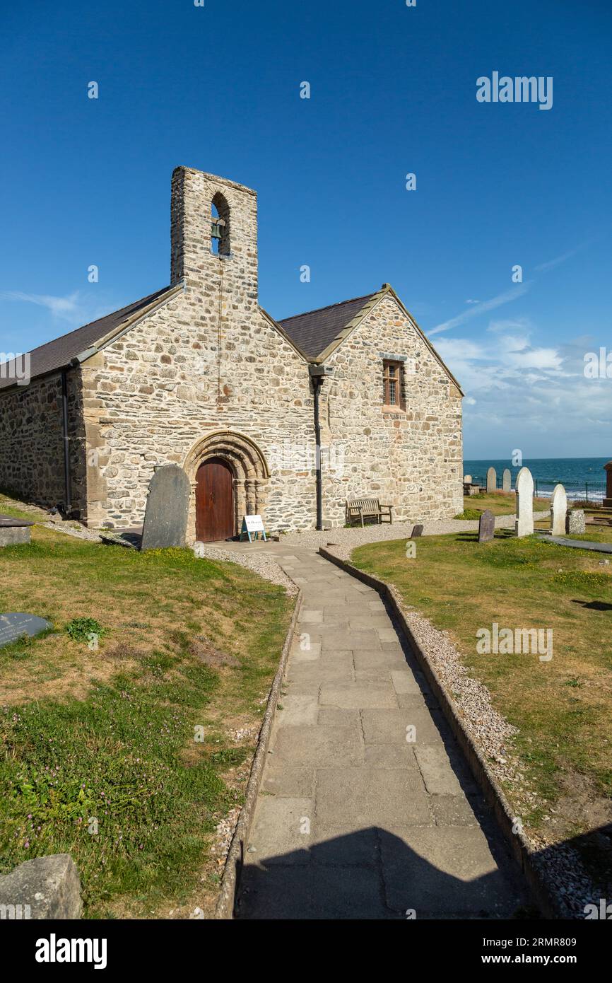 St Hywyn Church, Aberdaron, Gwynedd, Wales Stock Photo - Alamy