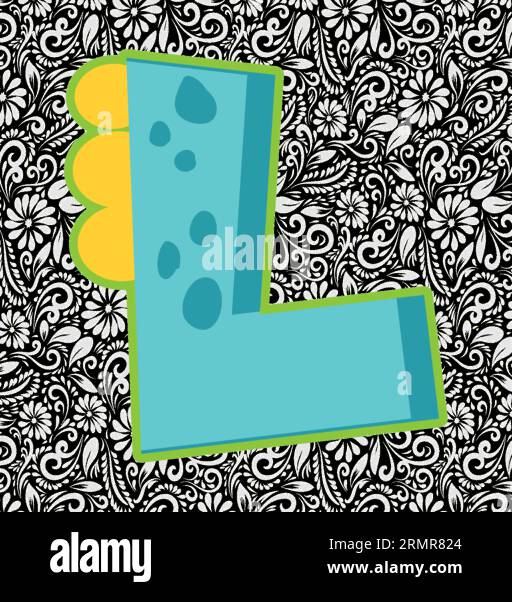 Alphabet Letter L, Alphabet Letter Design, Alphabet Letter illustration ...