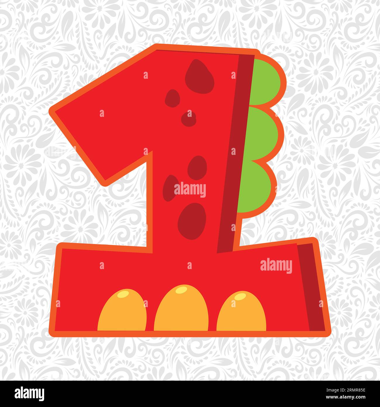 Alphabet Letter 1, Alphabet Letter Design, Alphabet Letter illustration ...