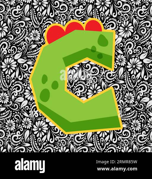 Alphabet Letter C, Alphabet Letter Design, Alphabet Letter illustration ...