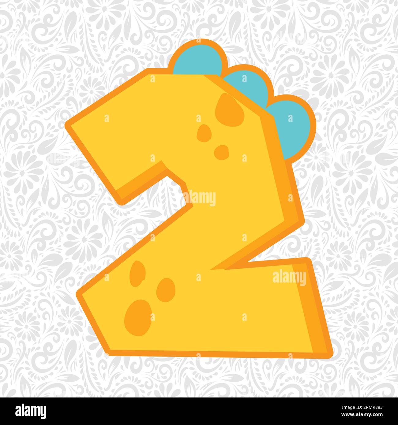 Alphabet Letter 2, Alphabet Letter Design, Alphabet Letter illustration ...