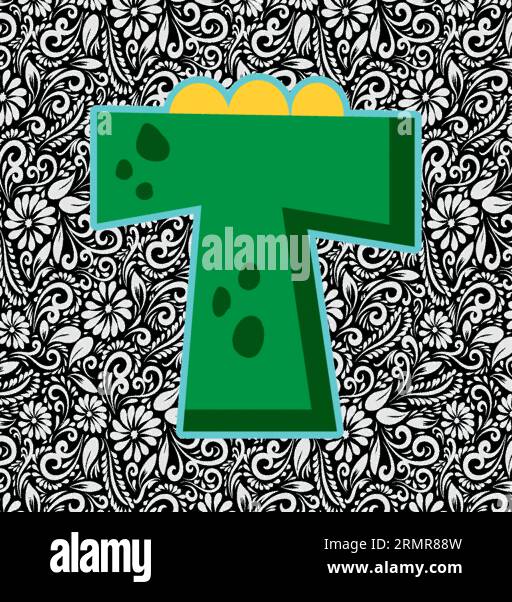 Alphabet Letter T, Alphabet Letter Design, Alphabet Letter illustration ...