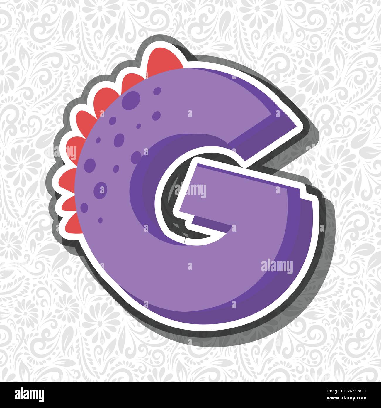 Alphabet Letter G, Alphabet Letter Design, Alphabet Letter illustration ...