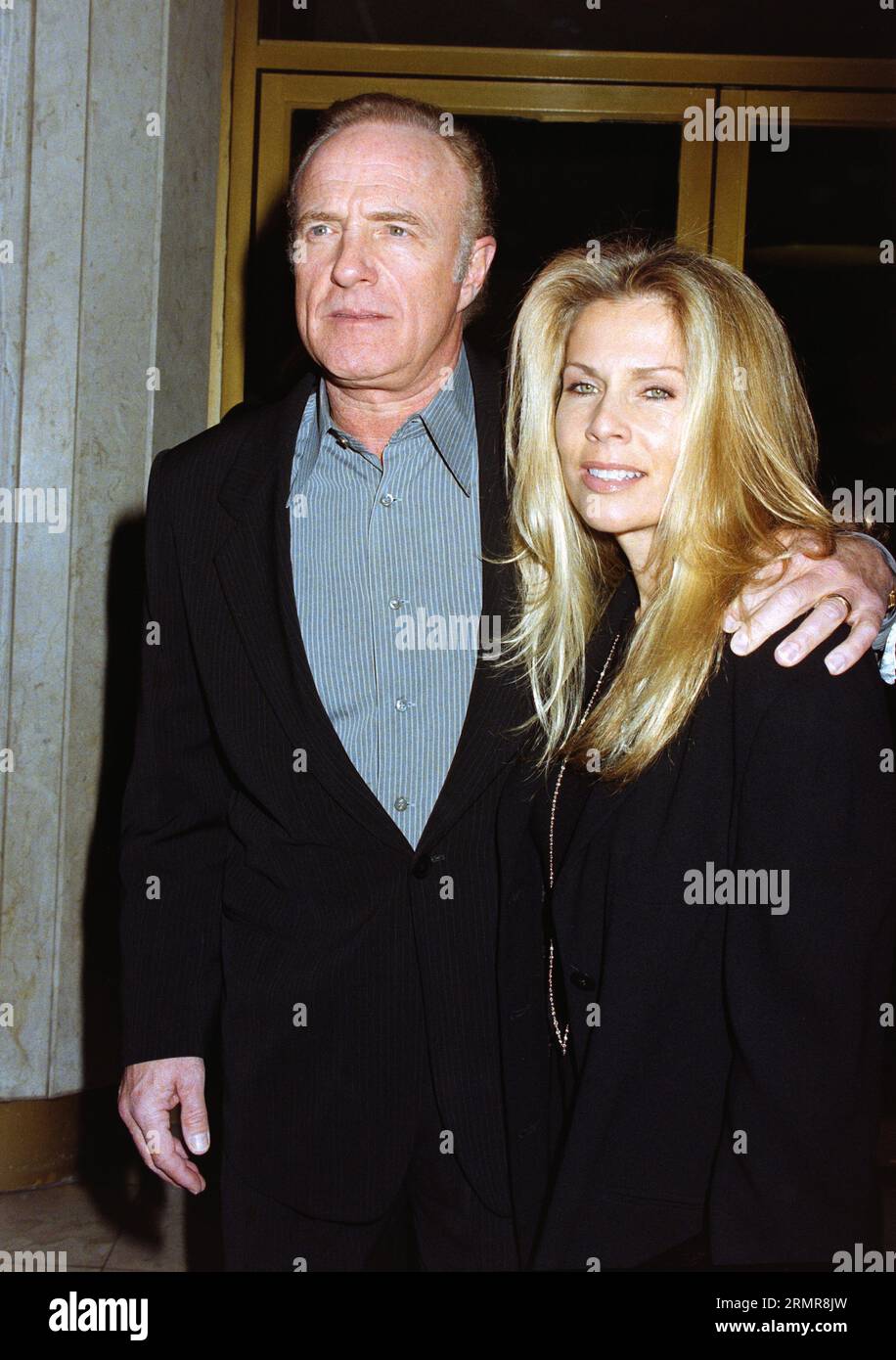 LOS ANGELES, CA. c1996: Actor James Caan & Linda Caan at a premiere in ...