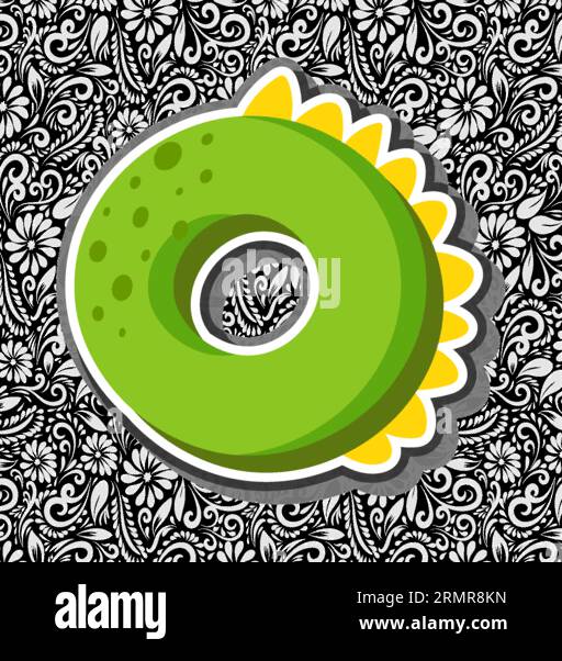 Alphabet Letter O, Alphabet Letter Design, Alphabet Letter illustration ...