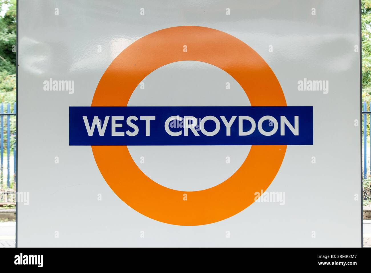 CROYDON, LONDON- AUGUST 29, 2023: West Croydon railway station- railway ...