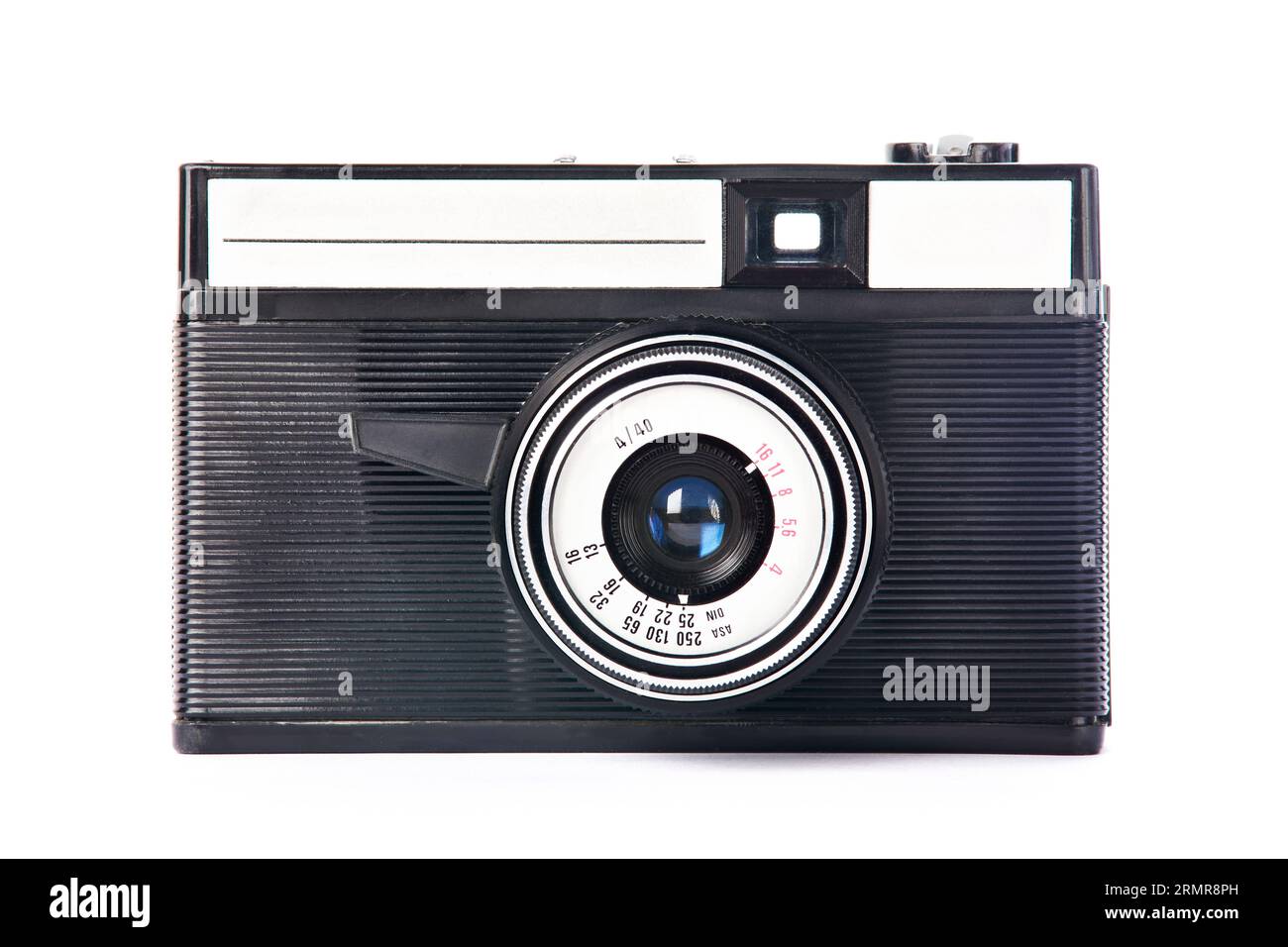 Rangefinder camera retro isolated white Stock Photo - Alamy