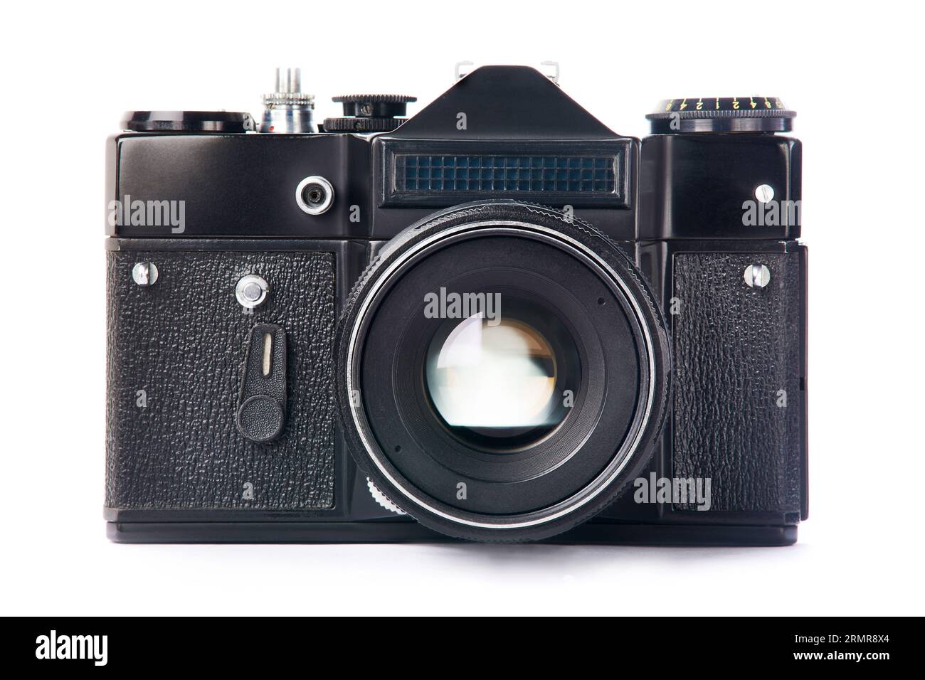 SLR camera retro isolated white Stock Photo - Alamy