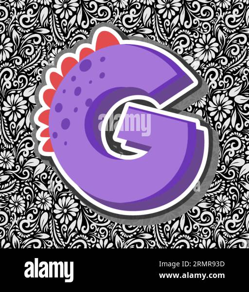 Alphabet Letter G Alphabet Letter Design Alphabet Letter Illustration Latter Art Lettering