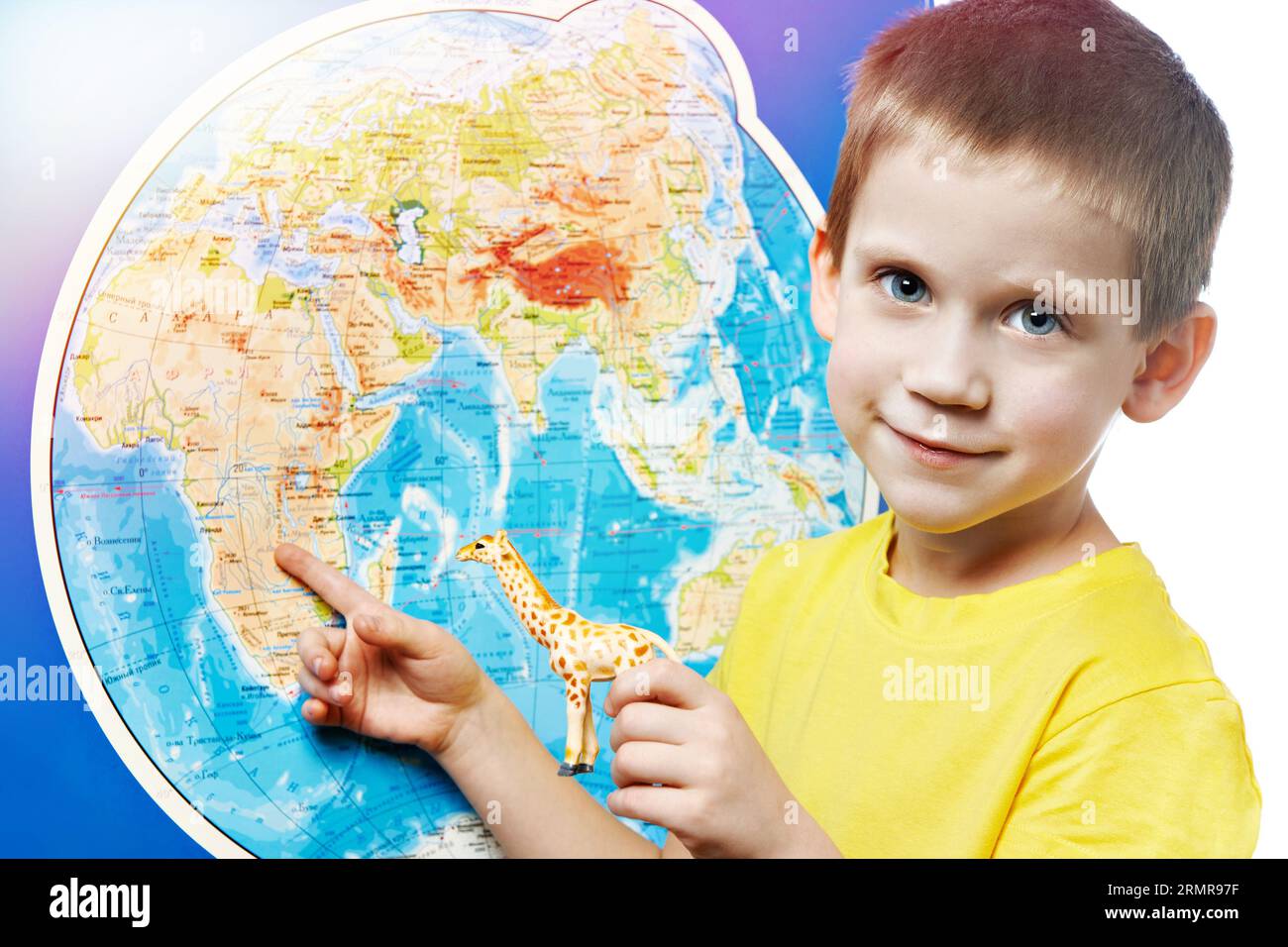 World map physical map hi-res stock photography and images - Alamy