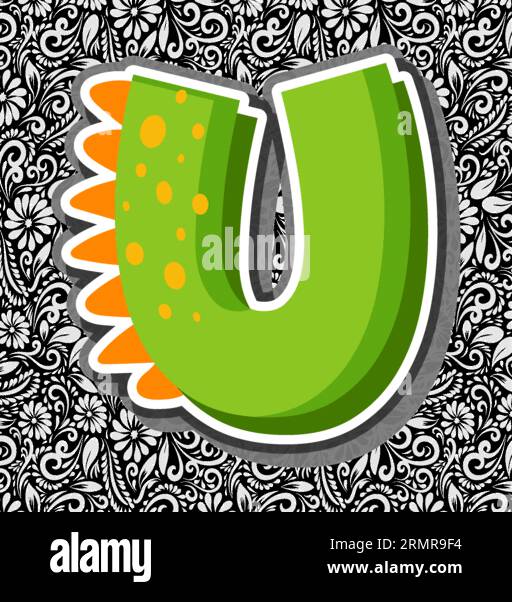 Alphabet Letter U, Alphabet Letter Design, Alphabet Letter illustration ...