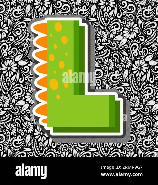 Alphabet Letter L, Alphabet Letter Design, Alphabet Letter illustration ...