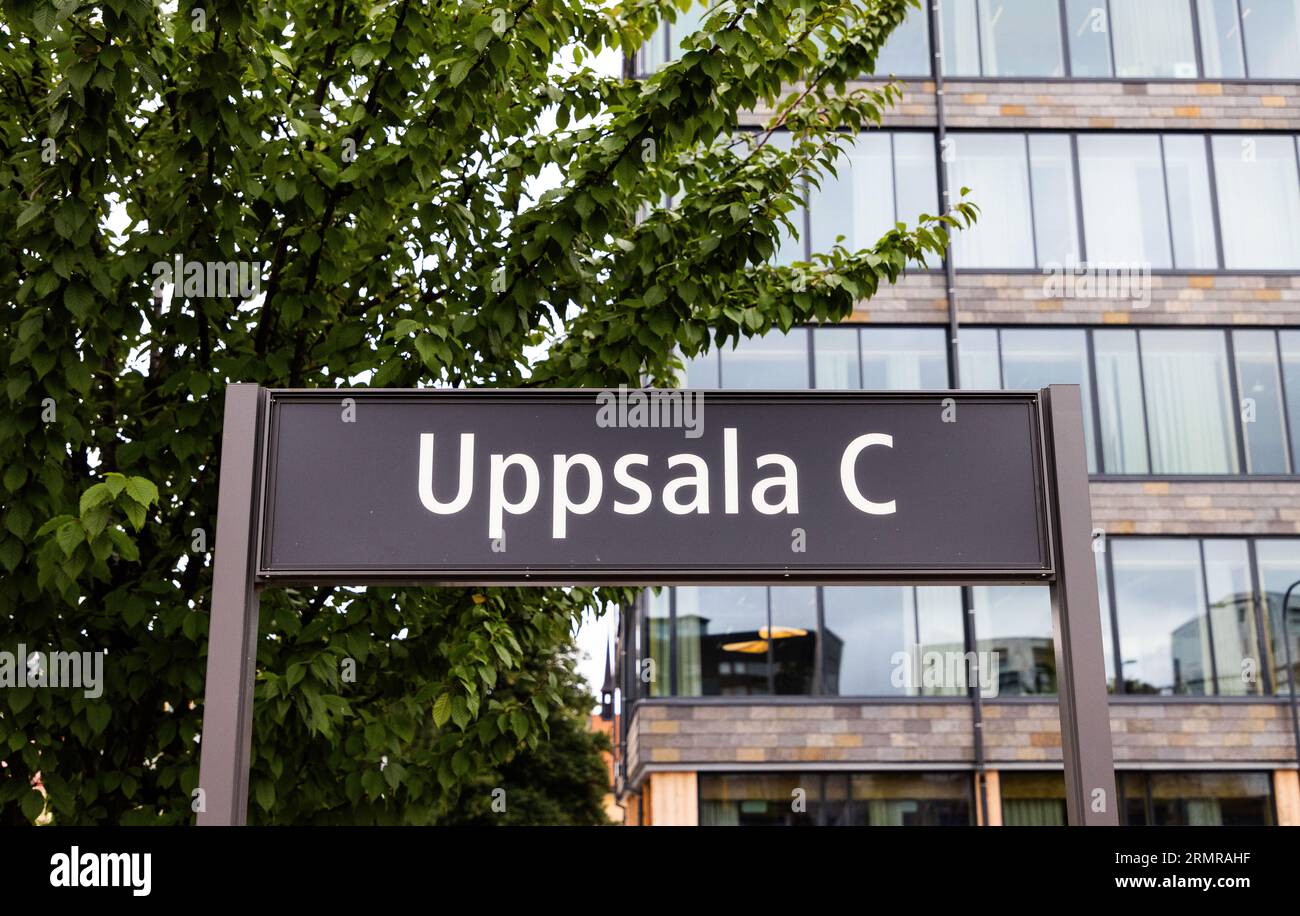 Uppsala central station logo hi-res stock photography and images - Alamy