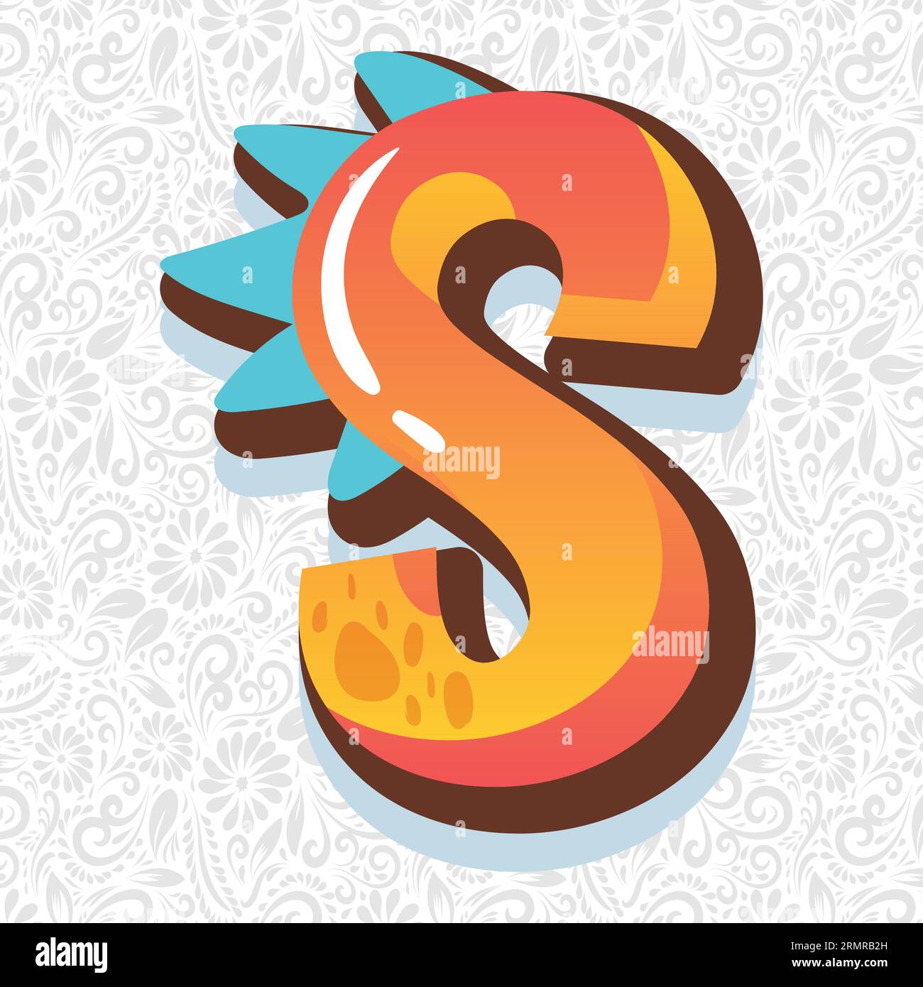 Alphabet Letter S, Alphabet Letter Design, Alphabet Letter illustration ...
