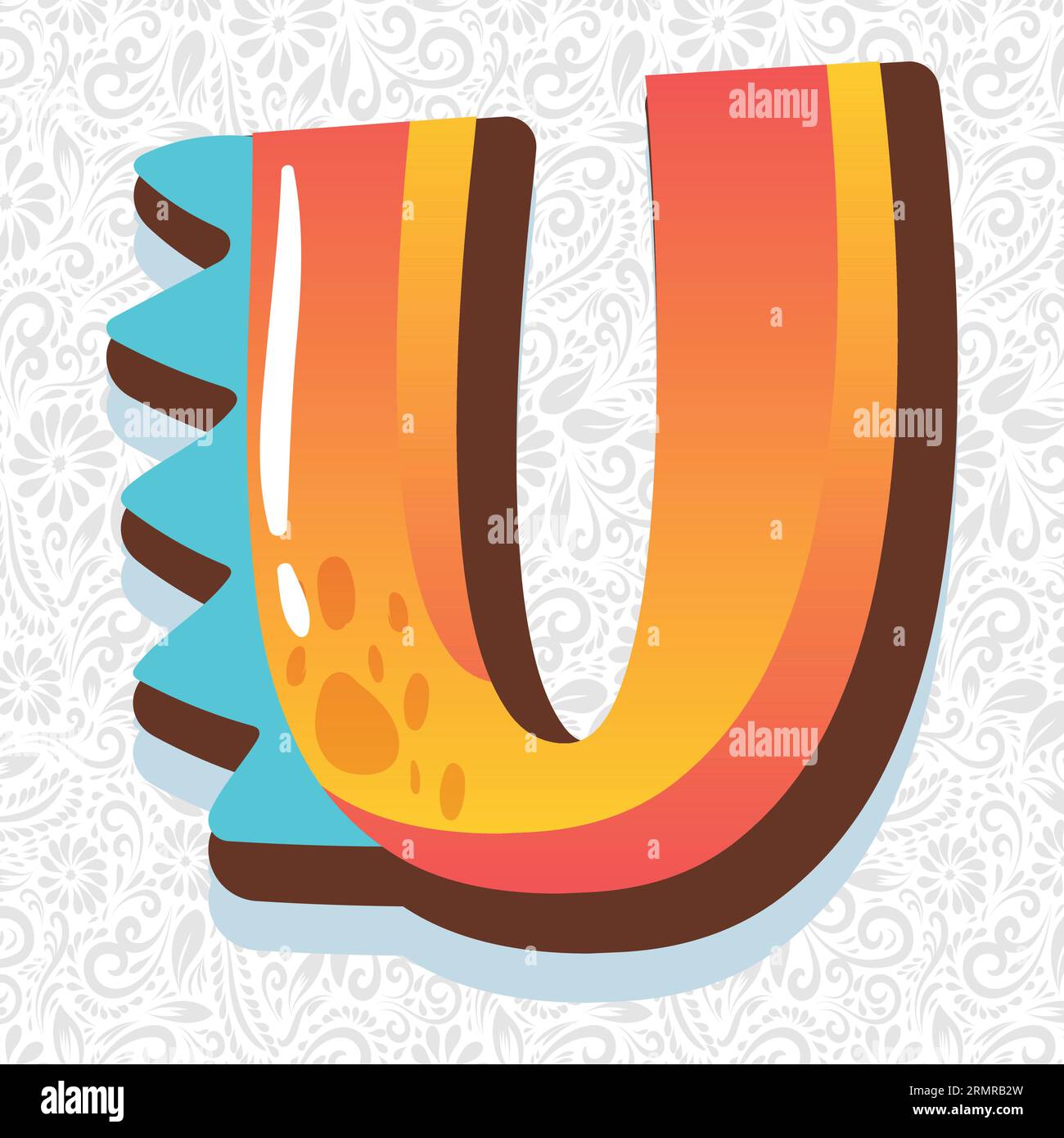 Alphabet Letter U, Alphabet Letter Design, Alphabet Letter illustration ... Alphabet Letter U, Alphabet Letter Design, Alphabet Letter illustration ...