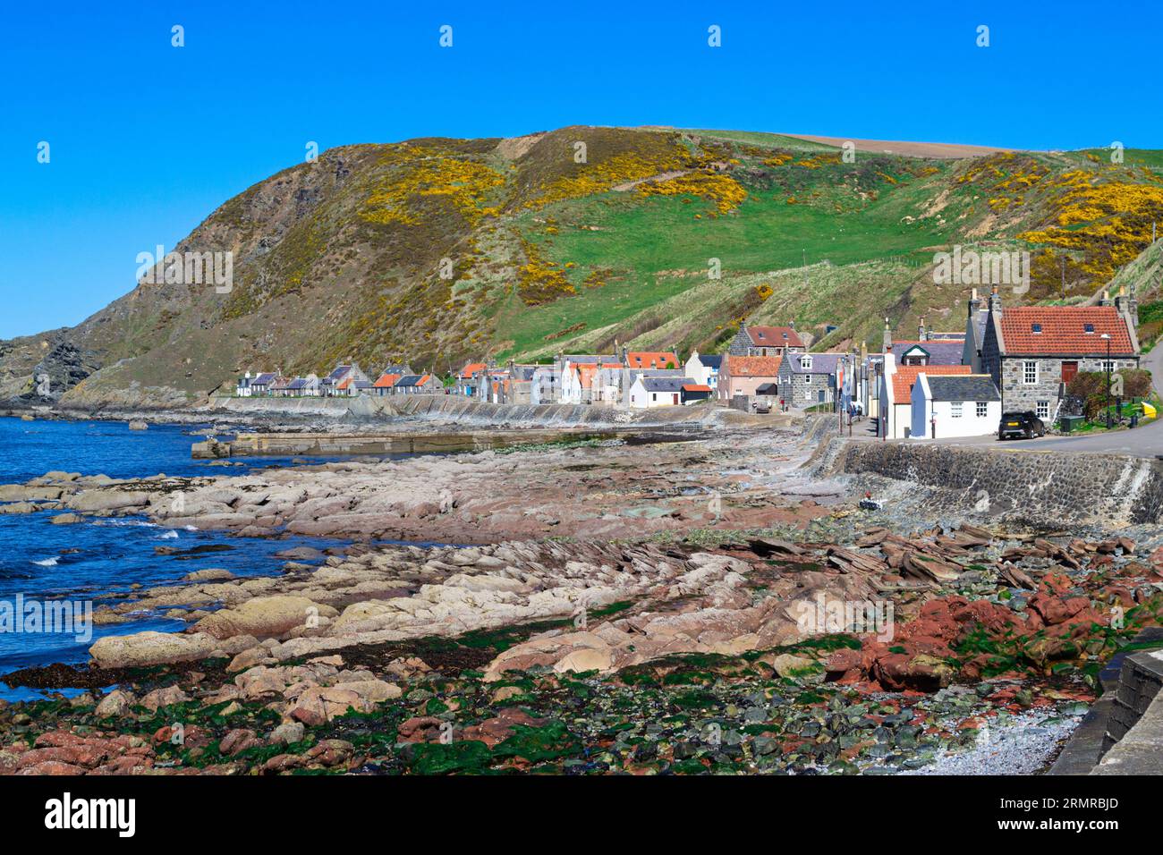 Crovie, Scotland small traditional fishing village on the north coast ...