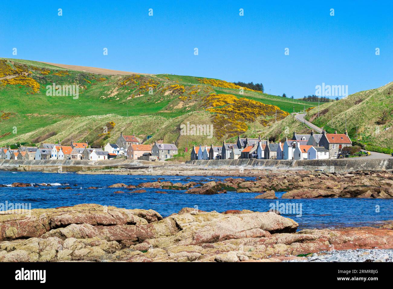 Crovie, Scotland small traditional fishing village on the north coast ...