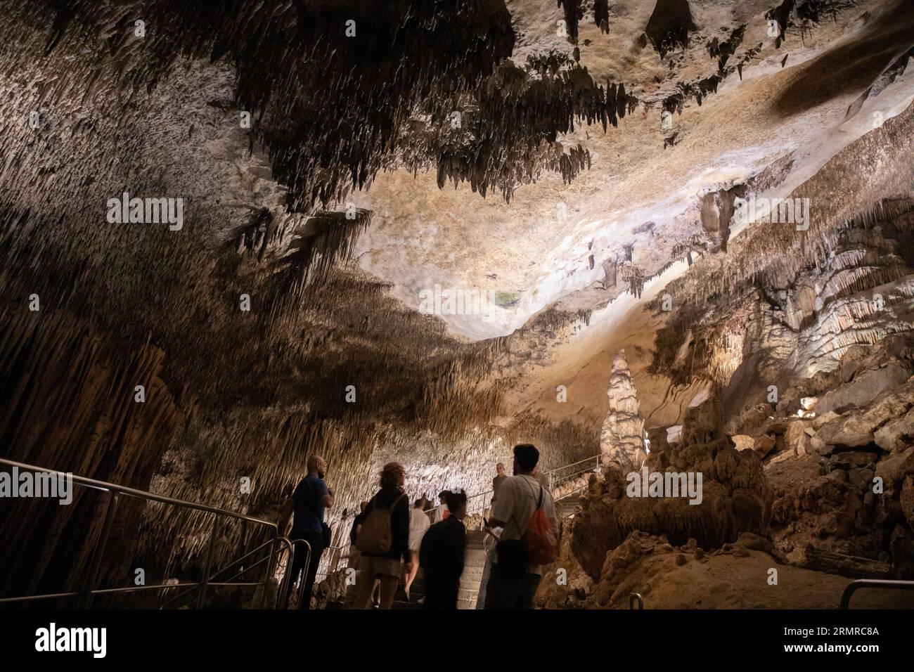 Manacor, Spain. 28th Aug, 2023. Visitors to the Dragon Caves in Porto ...