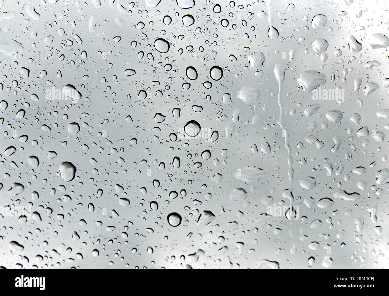 Water drops on window glass Stock Photo - Alamy