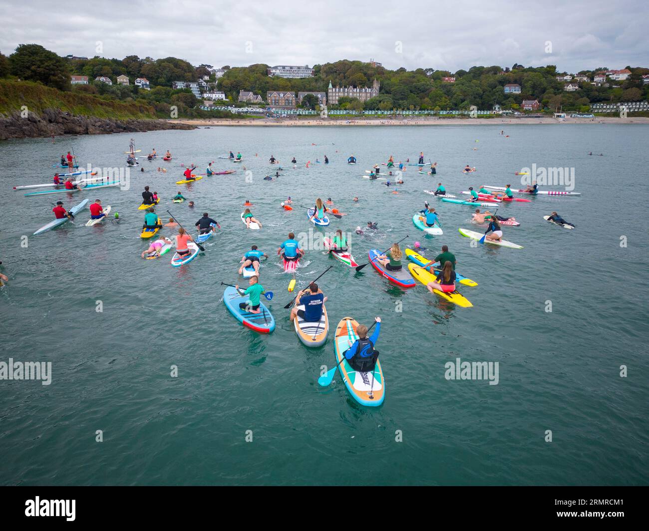 The lifeguard and surf community at Langland Bay, Swansea, took part in ...