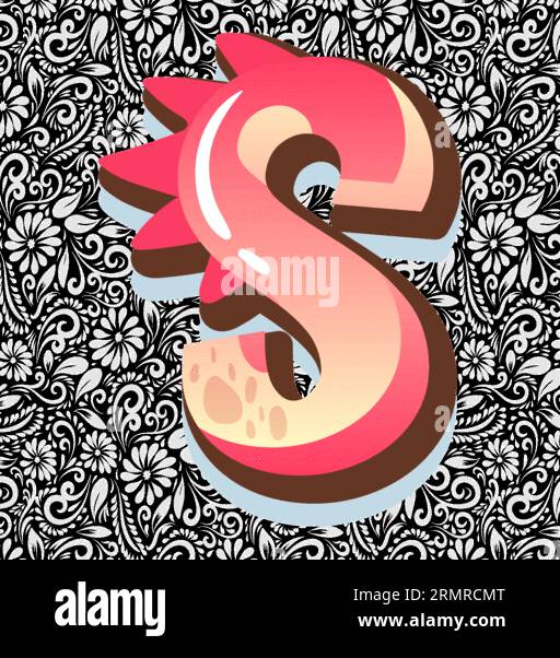 Alphabet Letter S, Alphabet Letter Design, Alphabet Letter illustration ...