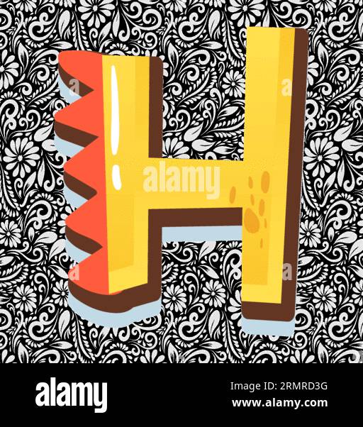 Alphabet Letter H, Alphabet Letter Design, Alphabet Letter illustration ... Alphabet Letter H, Alphabet Letter Design, Alphabet Letter illustration ...