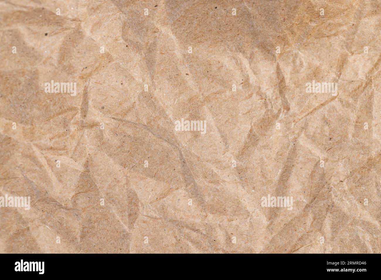 Crumpled old dirty paper from waste paper, close-up and details of old ...