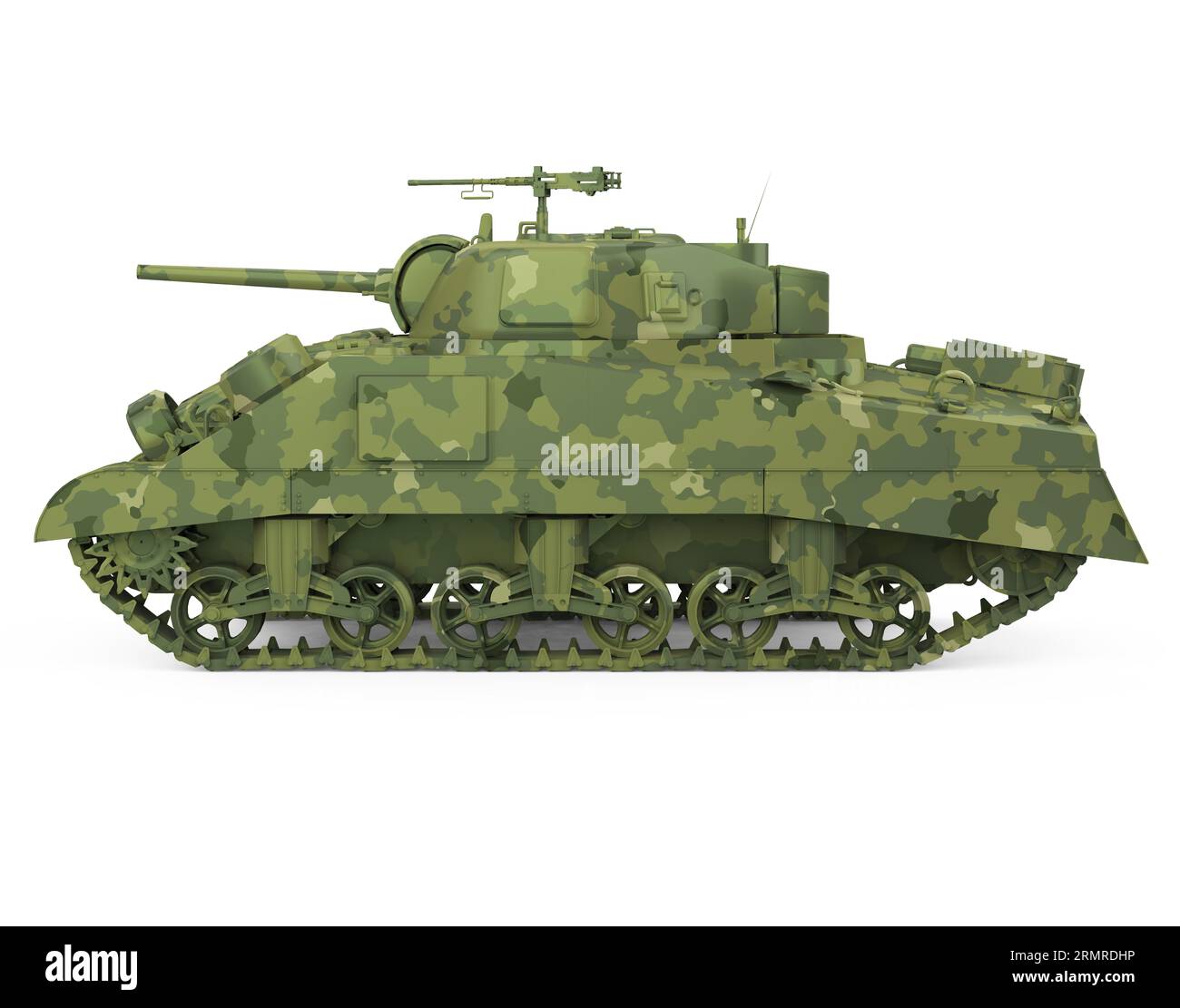 Military Tank Isolated Stock Photo - Alamy