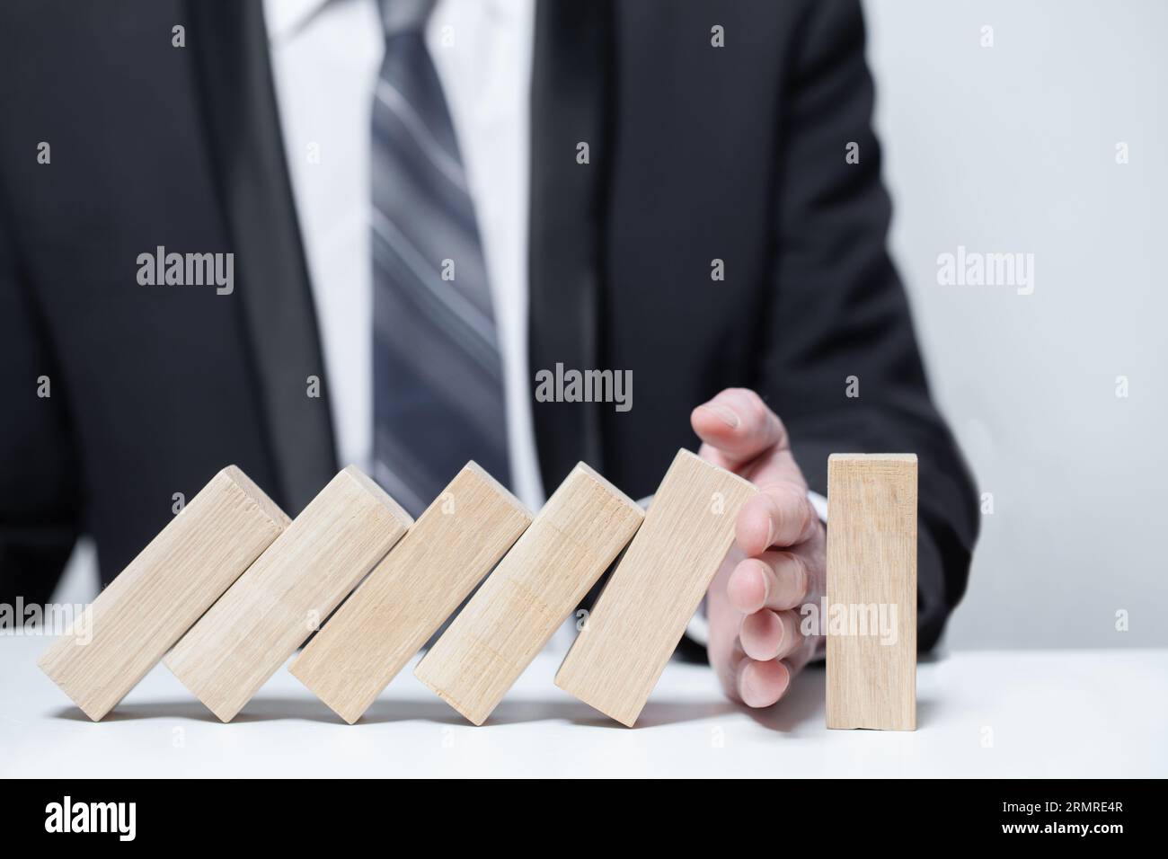 Wooden domino blocks balance hi-res stock photography and images - Alamy