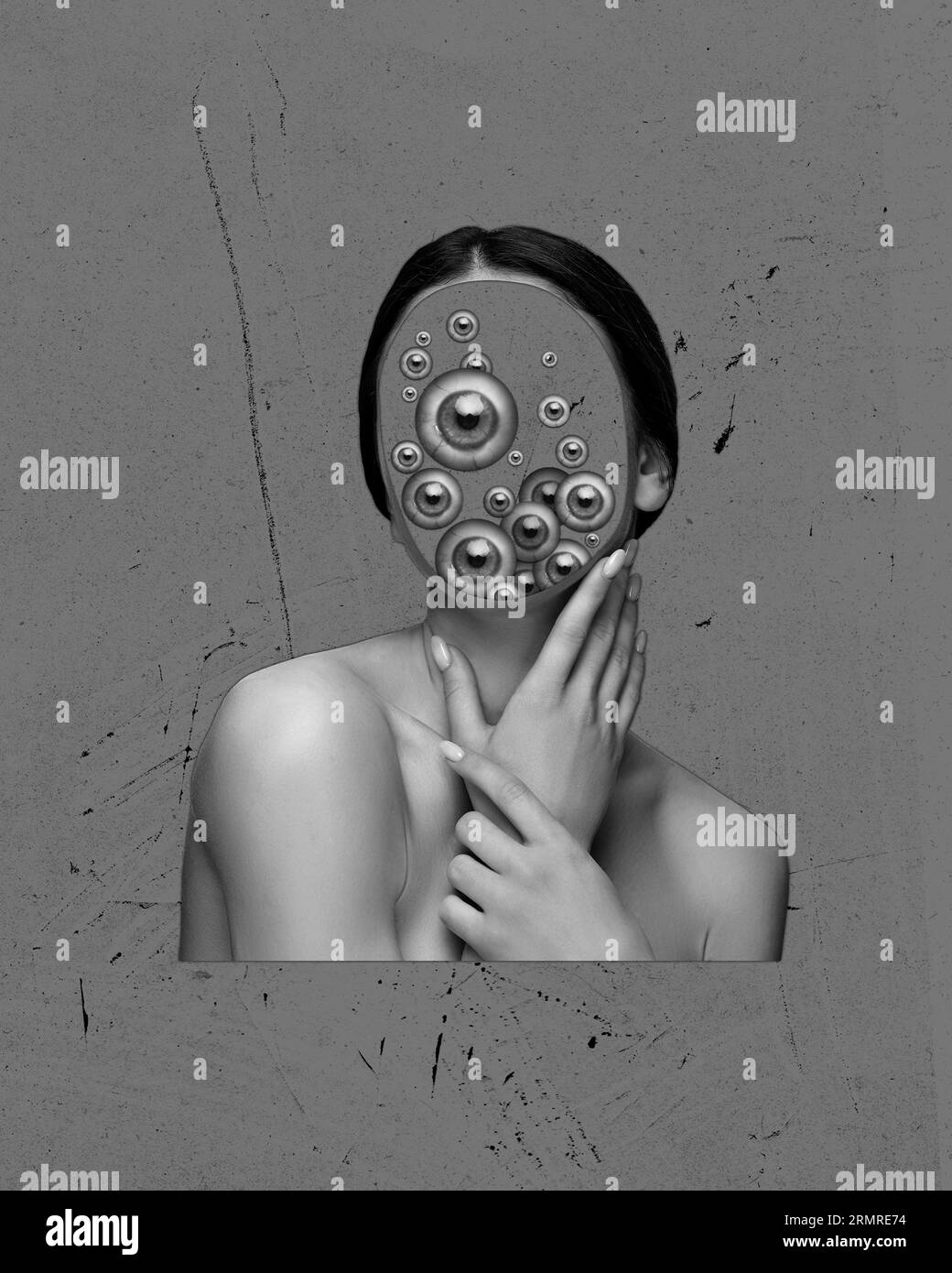 Artwork collage Black and White Stock Photos & Images - Alamy