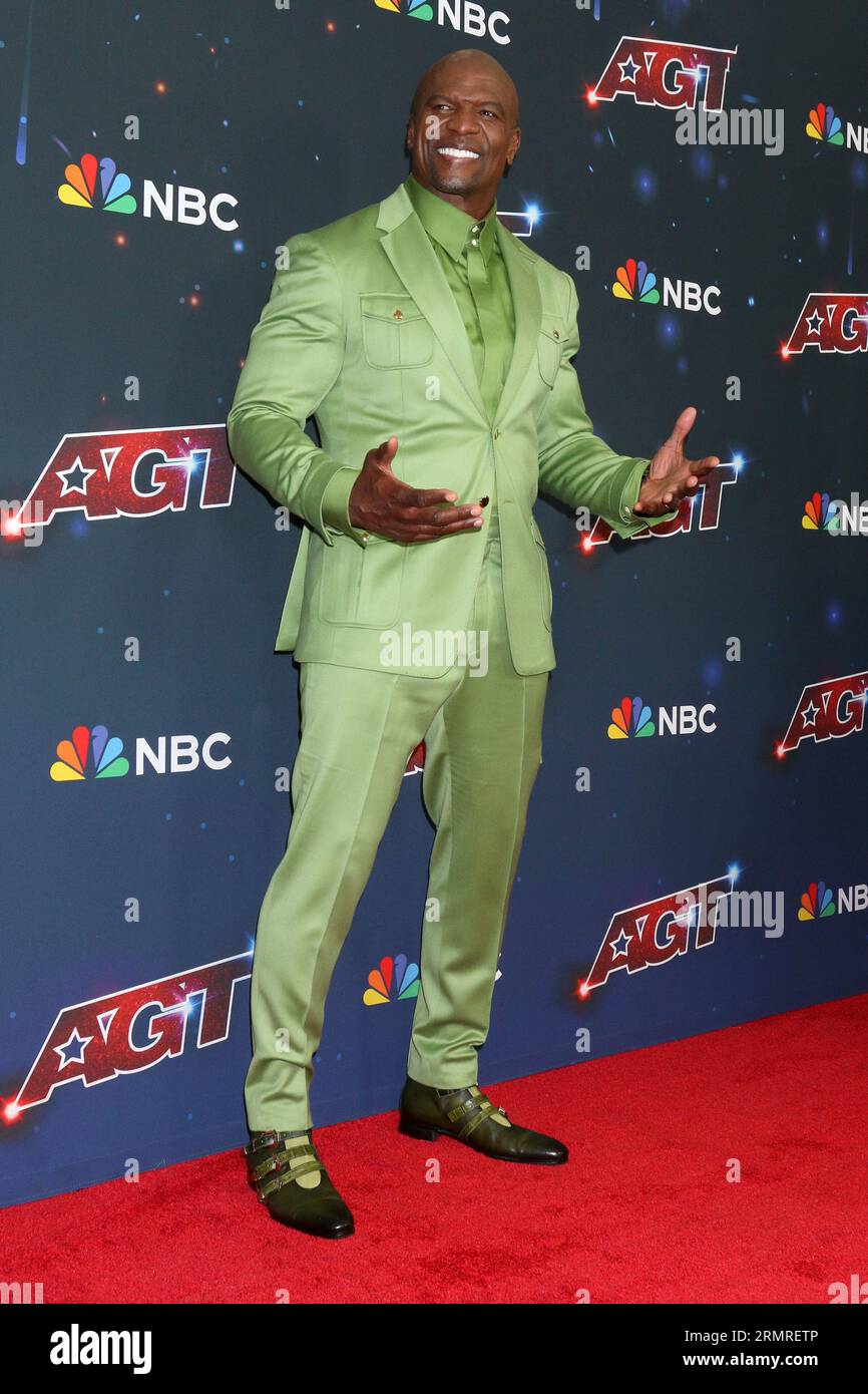 LOS ANGELES - AUG 29: Terry Crews at the America's Got Talent Season 18 Live Show Red Carpet at ...
