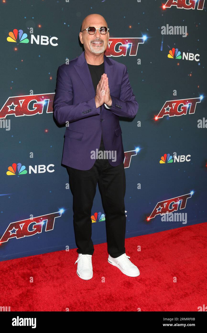 LOS ANGELES - AUG 29: Howie Mandel at the America's Got Talent Season 18 Live Show Red Carpet at ...