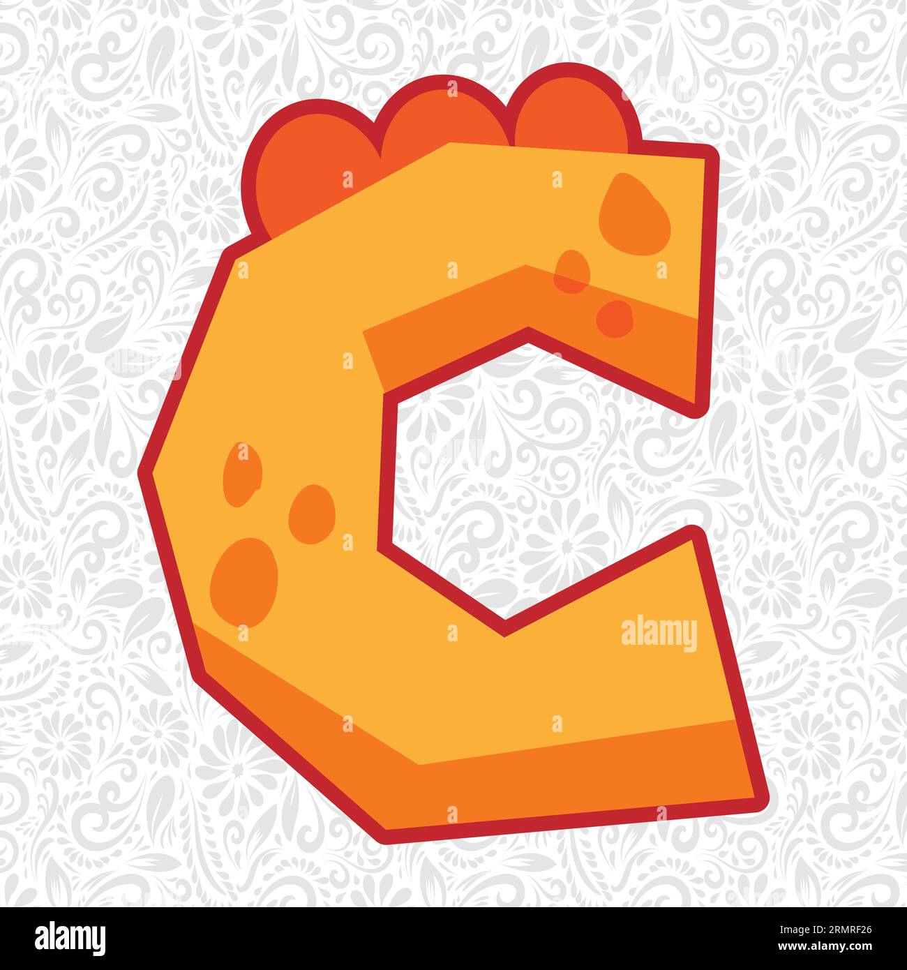 Alphabet Letter c, Alphabet Letter Design, Alphabet Letter illustration ...