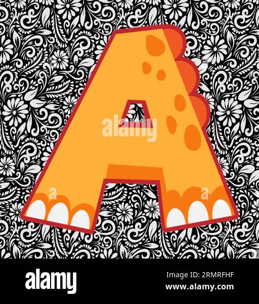 Alphabet Letter A, Alphabet Letter Design, Alphabet Letter illustration ...